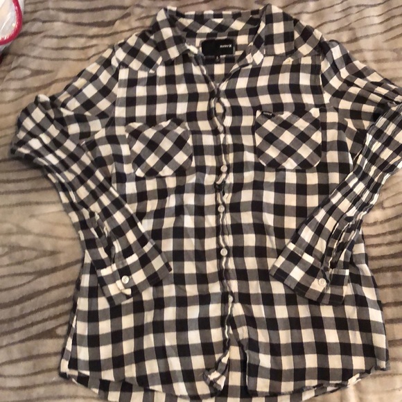 Hurley | Tops | Hurley Flannel | Poshmark